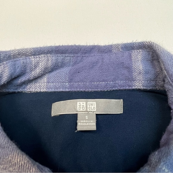 Uniqlo | Shirts | Mens Uniqlo Purple Plaid Flannel Shirt | Poshmark